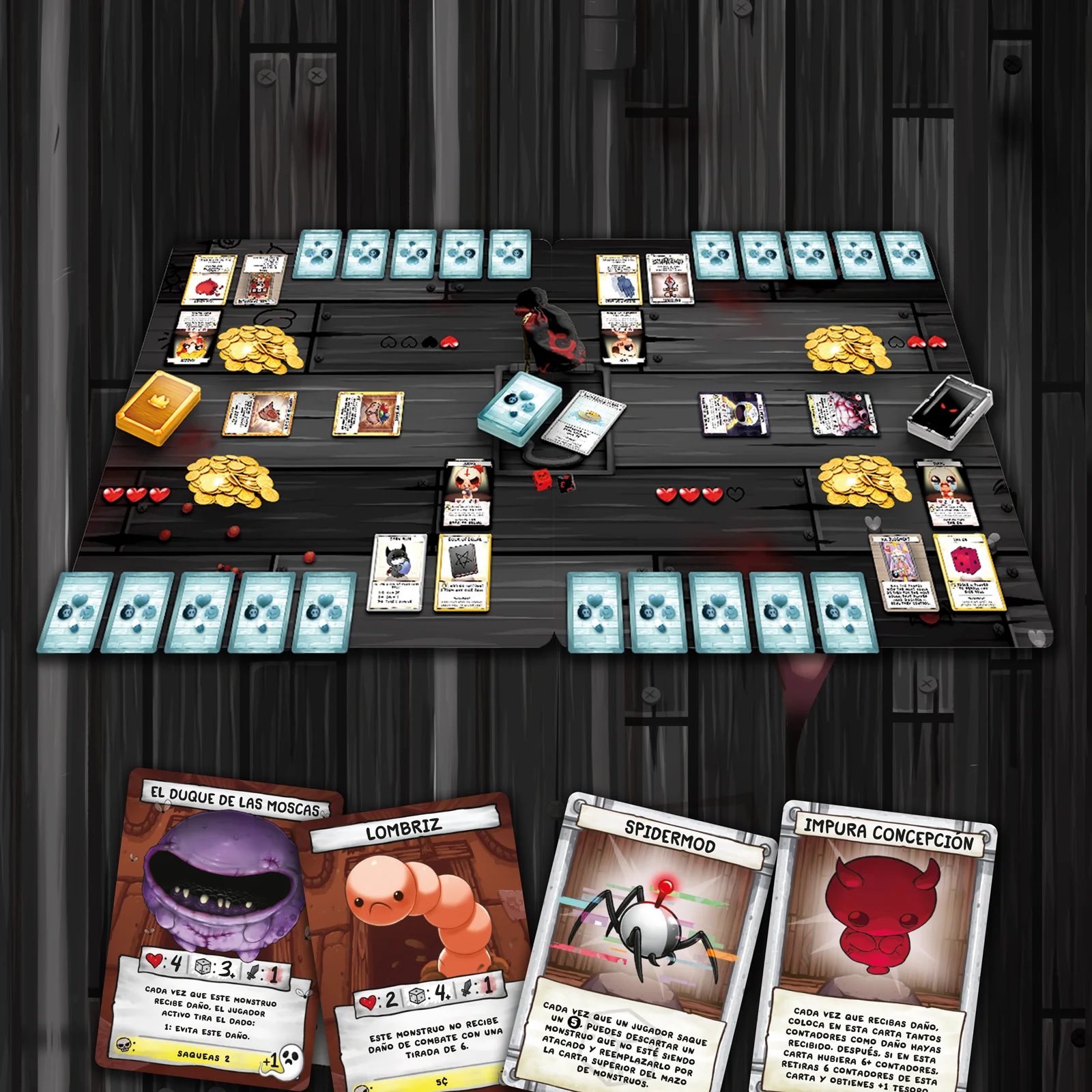 Comprar The Binding of Isaac Four Souls - Juego de mesa - Mono de Juegos